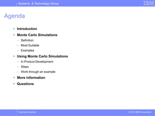Monte Carlo Simulations in Product Development Applications | PPT