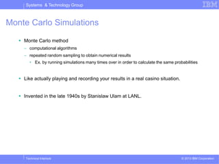 Monte Carlo Simulations in Product Development Applications | PPT