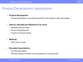 Monte Carlo Simulations in Product Development Applications | PPT