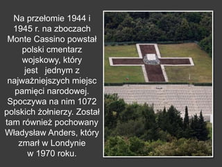 Bitwa pod Monte Cassino | PPTX