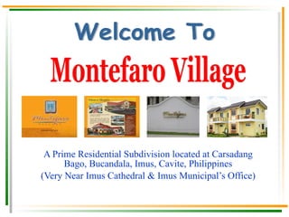 M O N T E F A R O VILLAGE | PPT