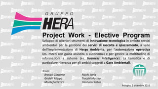 Montefiori Erica Hera Elective Master | PPT