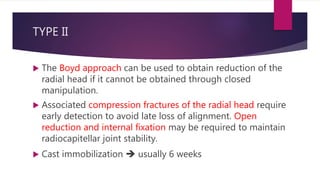 Monteggia fracture dislocation in chldren | PPTX | Death, Injury, or ...