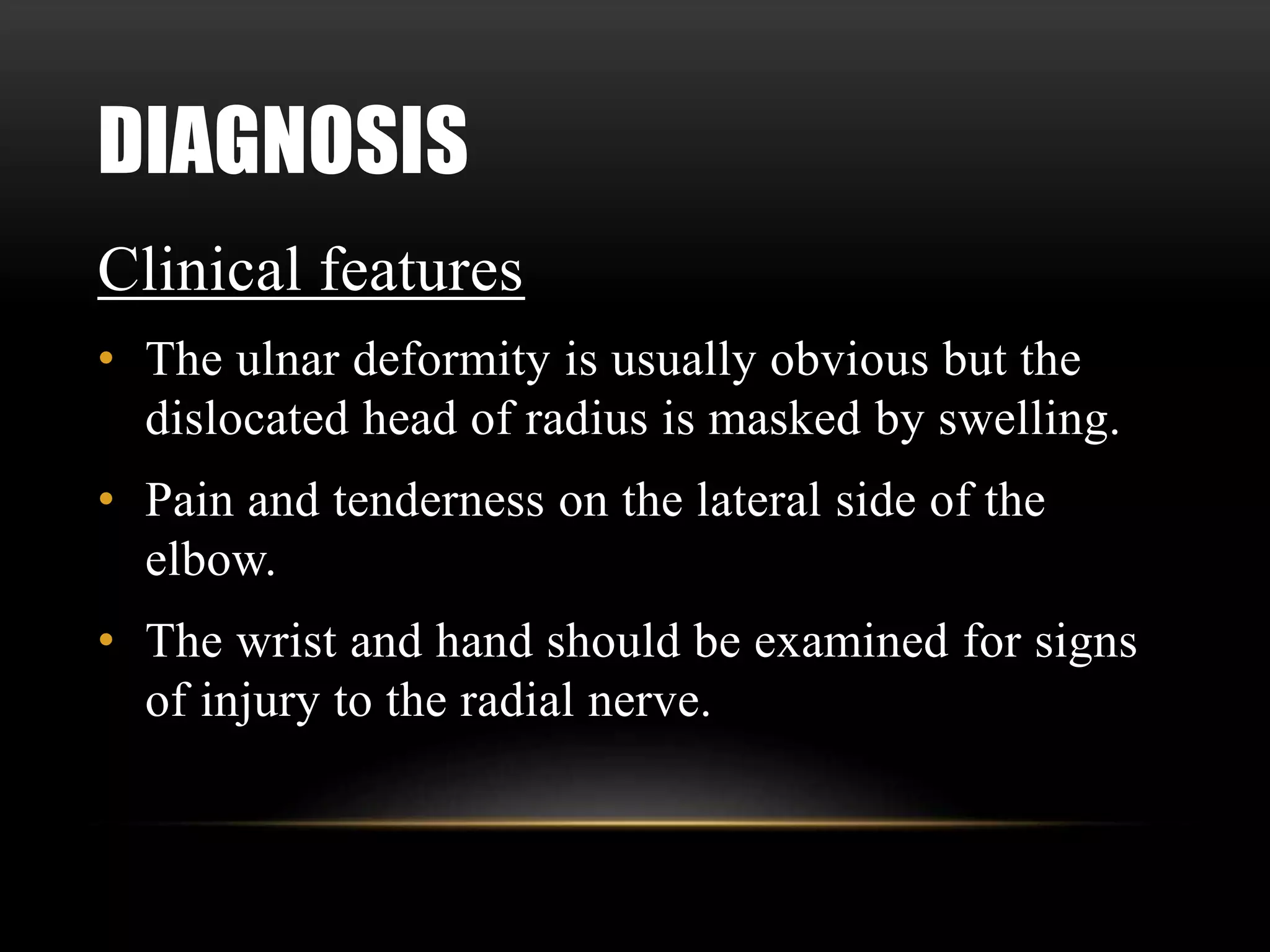 Monteggia fracture dislocation | PPTX