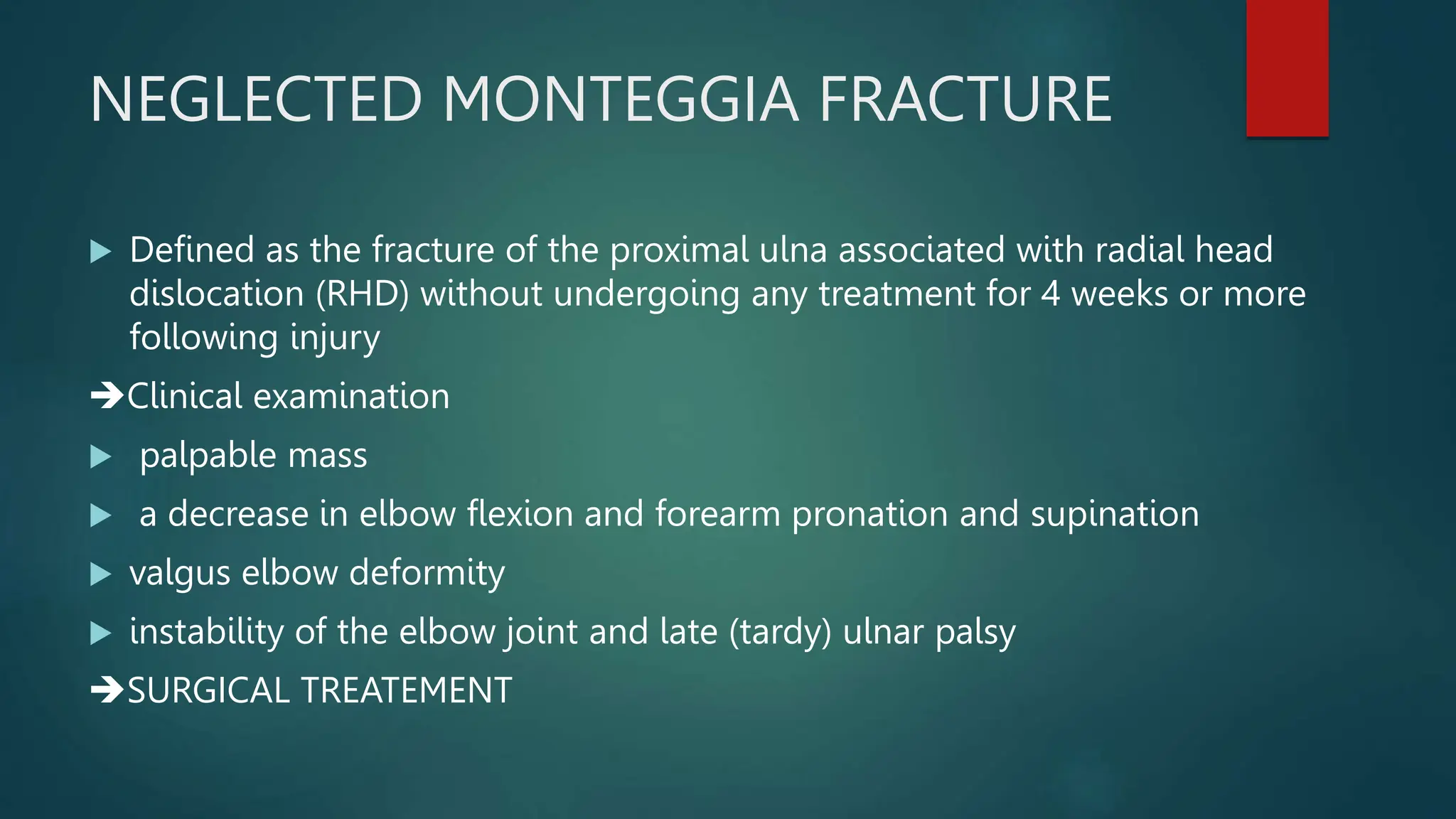 MONTEGGIA FRACTURES CLASSIFICATIONS.pptx