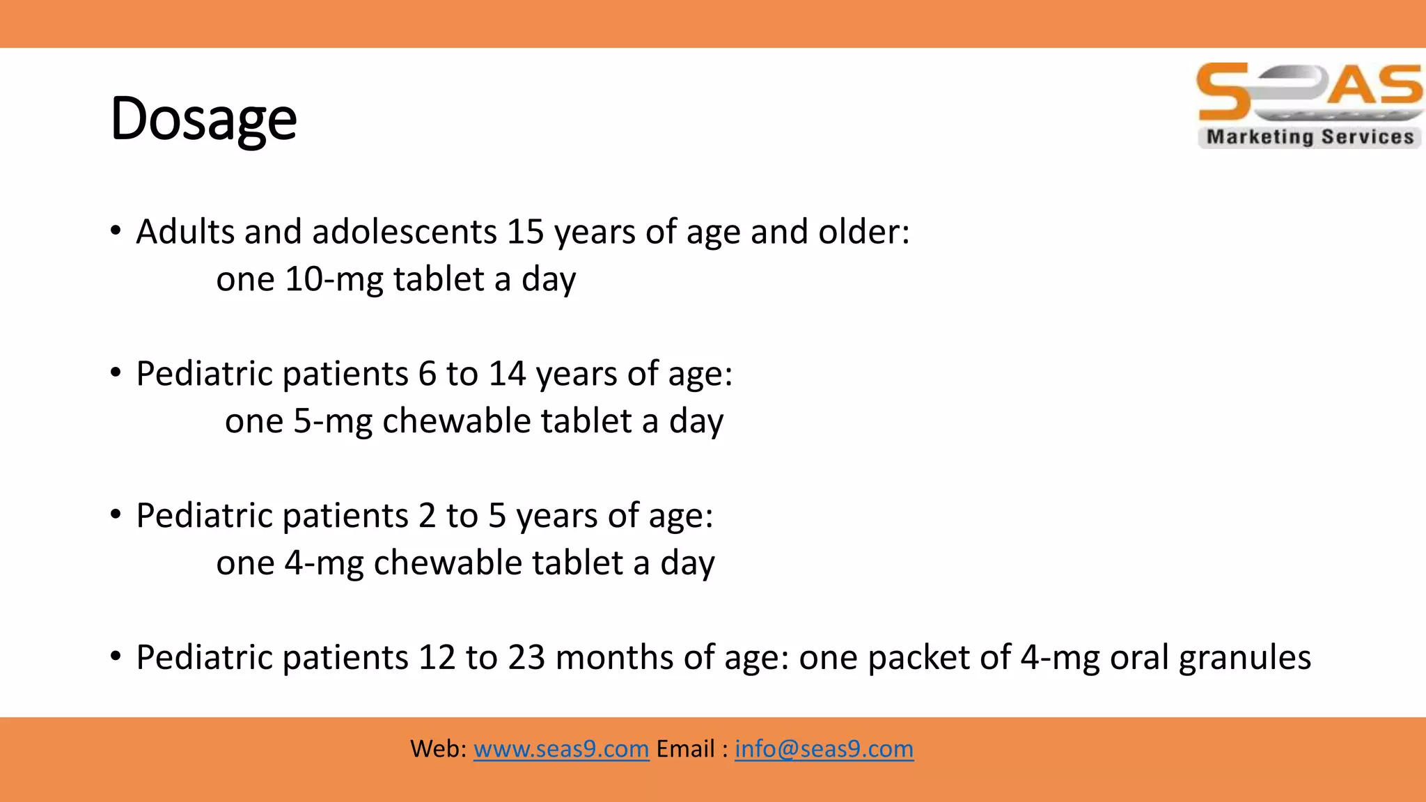 Montelukast, Asthma, Allergy | PPTX