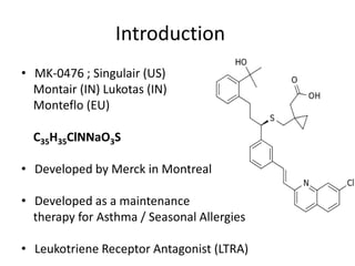 Montelukast by aseem | PPTX