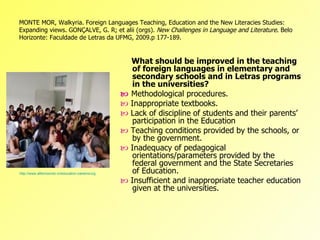 Foreign language teaching and new literacies | PPT