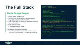 MongoDB Mobile: Bringing the Power of MongoDB to Your Device | PPT