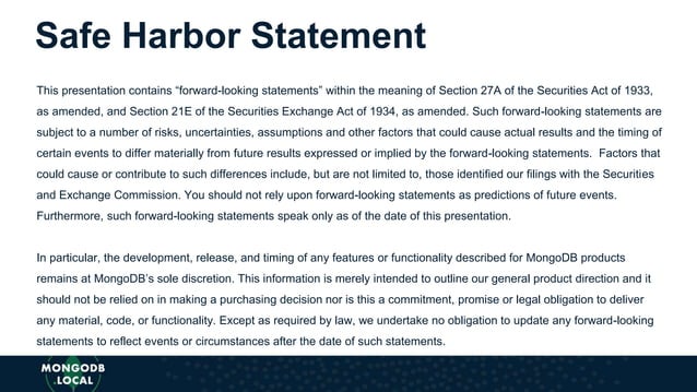 Mongodb Mobile Bringing The Power Of Mongodb To Your Device Ppt