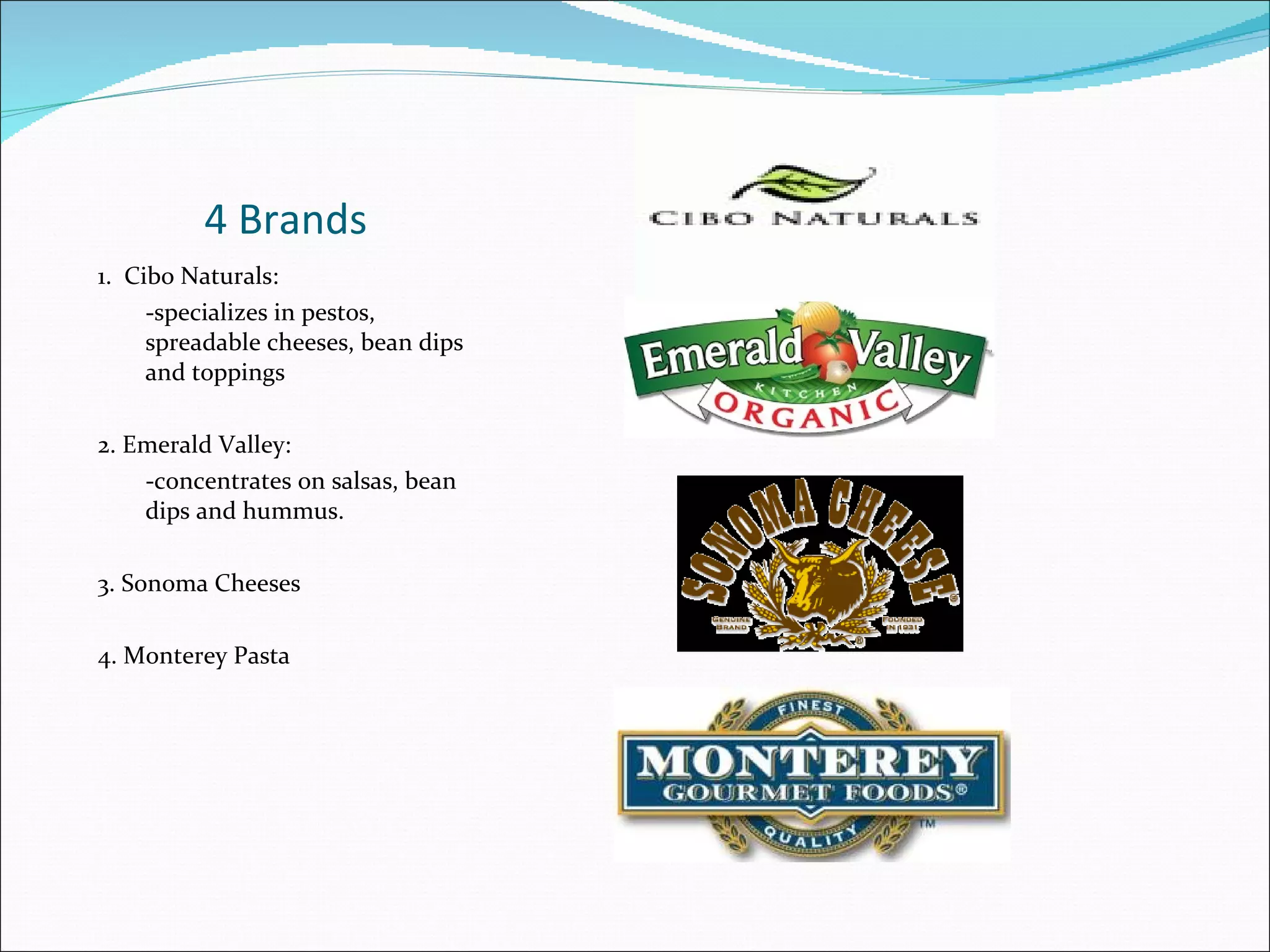 Monterey gourmet products and competition | PPT