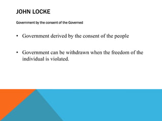 Montesquieu and locke | PPTX
