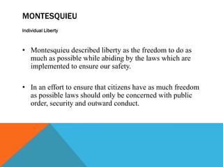 Montesquieu and locke | PPTX