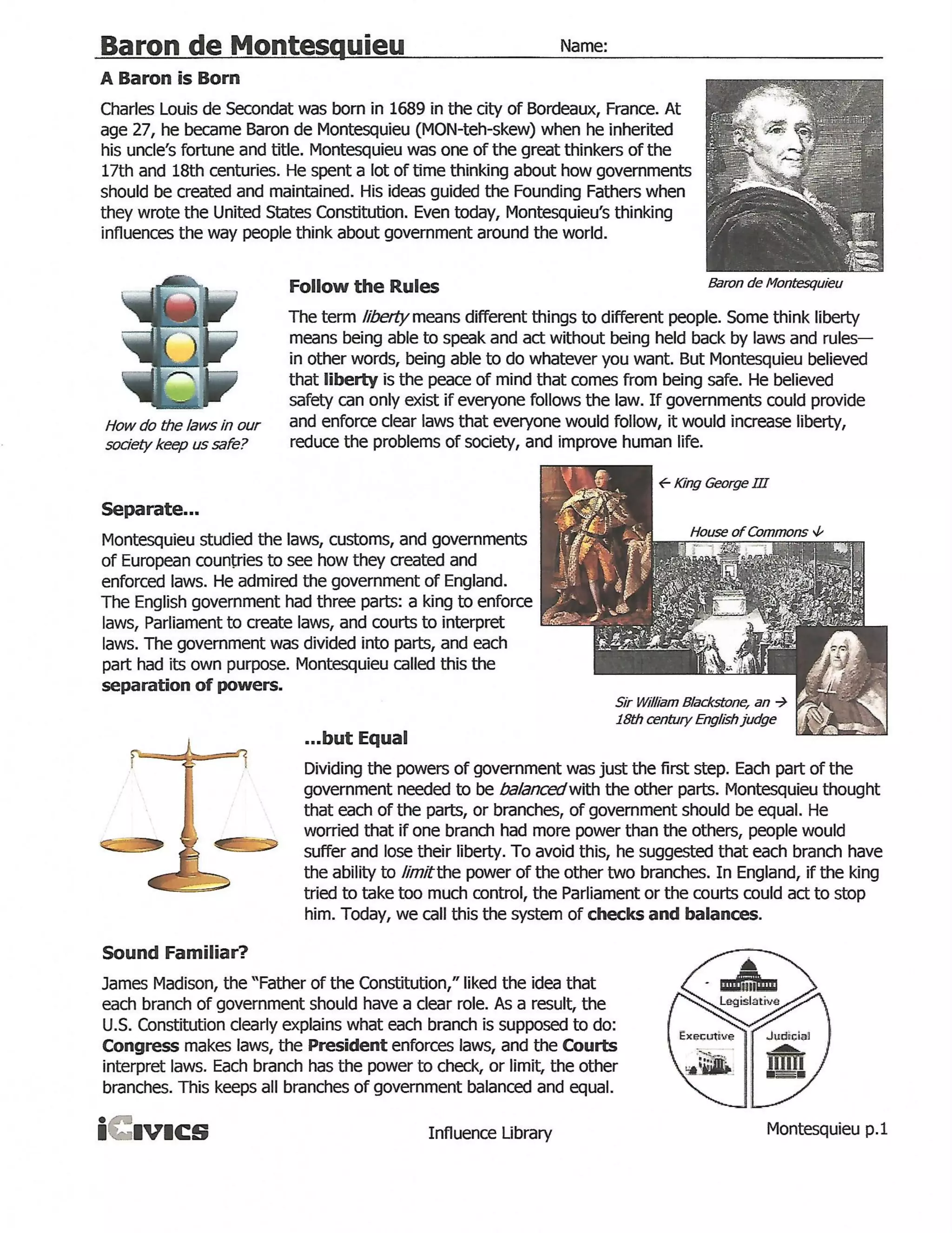 Montesquieu reading | PDF