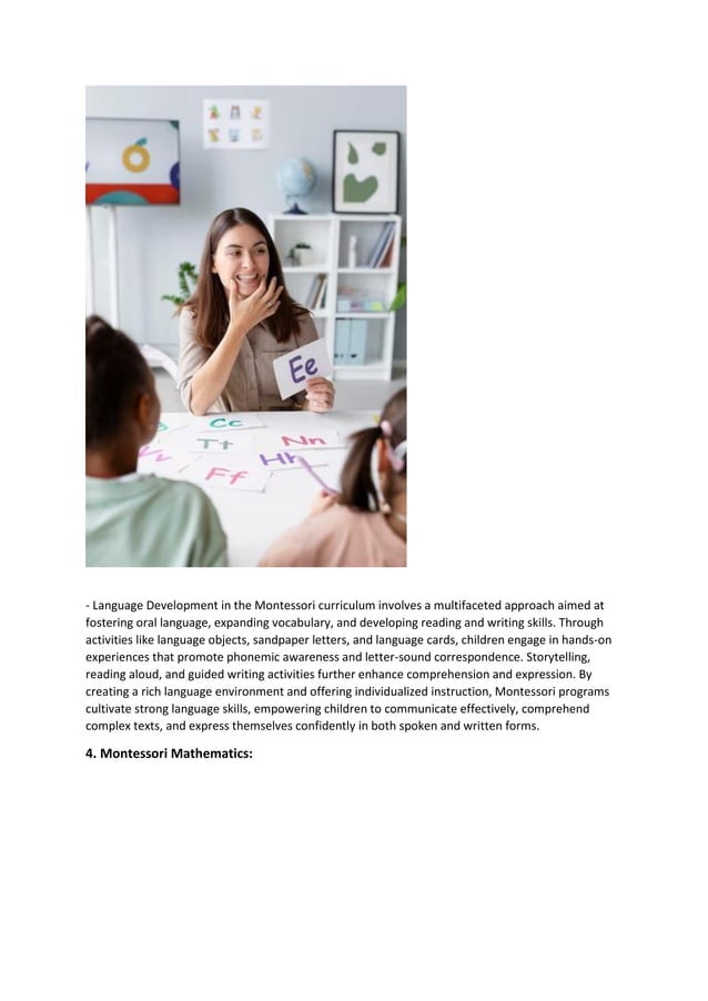 Guiding Growth: Montessori Programs for Holistic Development | PDF ...