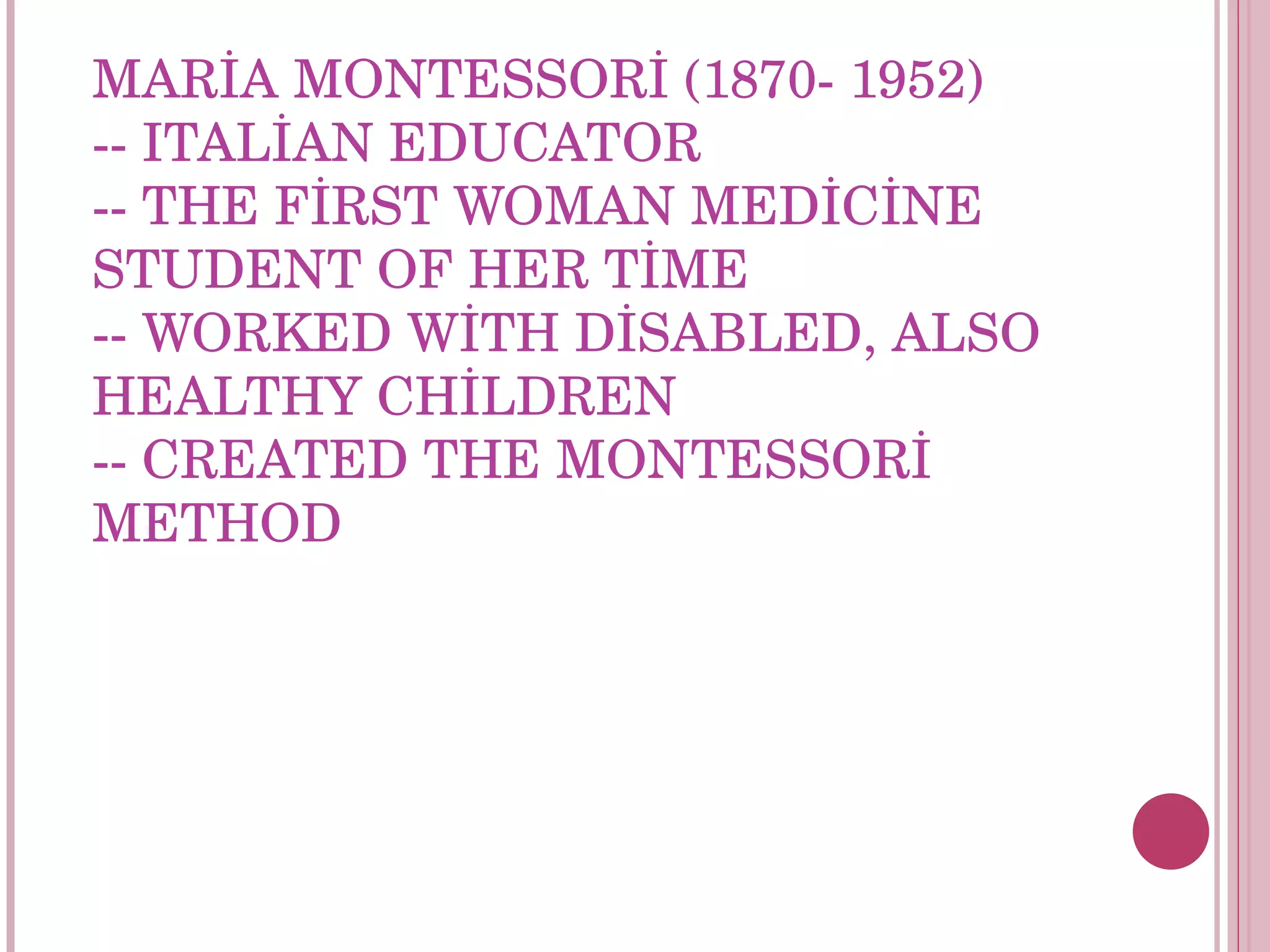 Montessori Method | PPT