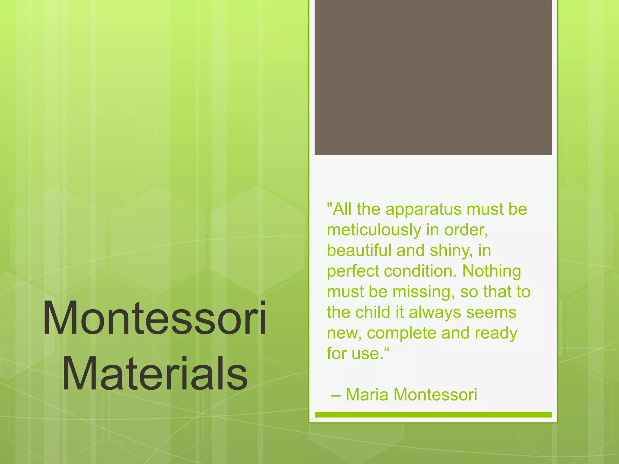 Montessori Presentation | PPTX | Daycare and Pre-School | Parenting