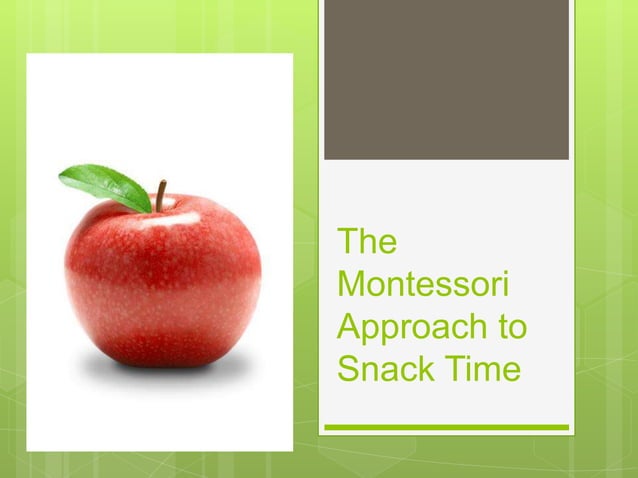 Montessori Presentation | PPTX | Daycare and Pre-School | Parenting