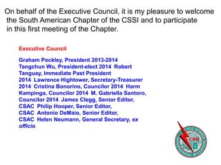 Montevideo2014 cssi historyupdated | PPT