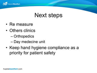 Patient as observer to promote hand hygiene In an ambulatory care ...