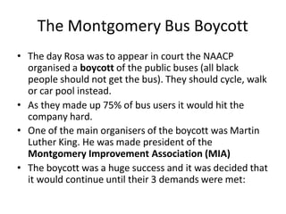 montgomery-bus-boycott-civil rights.ts - | PPT