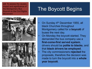 Montgomery Bus Boycott | PPTX