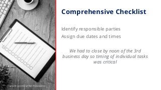 Month-End Closing Checklists | PPTX