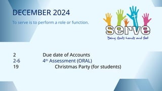 MONTHLY ACTIVITIES SCHOOL YEAR 2024-2025 | PPTX