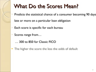 Credit Score Information | PPT