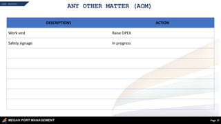 Monthly HSE Report March for overall HSE | PPTX