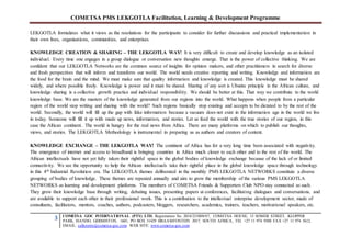 COURSE: The LEKGOTLA Facilitation, Learning & Development Methodology | PPT