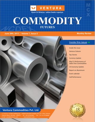 Commodities June 2013 Review | PPT