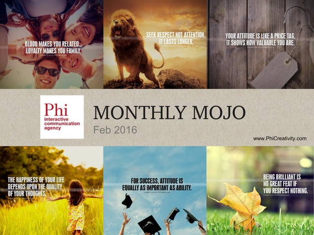Motivational quotes to boost your mojo - brought to you by Phi Creative ...