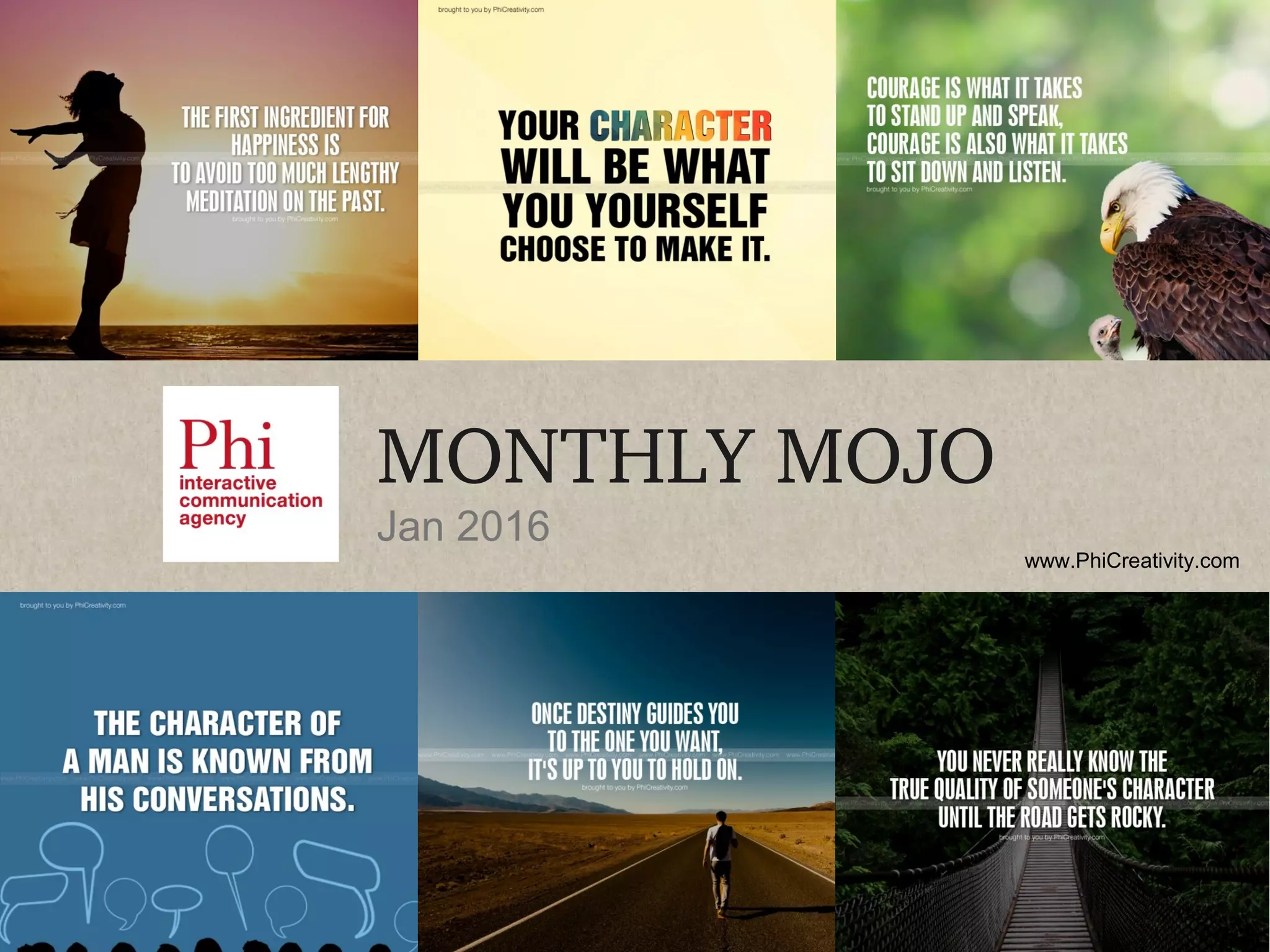 Motivational quotes to boost your mojo - brought to you by Phi Creative ...