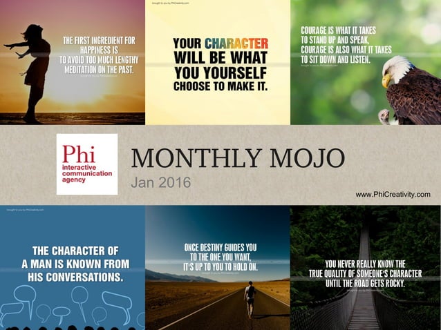 Motivational quotes to boost your mojo - brought to you by Phi Creative ...