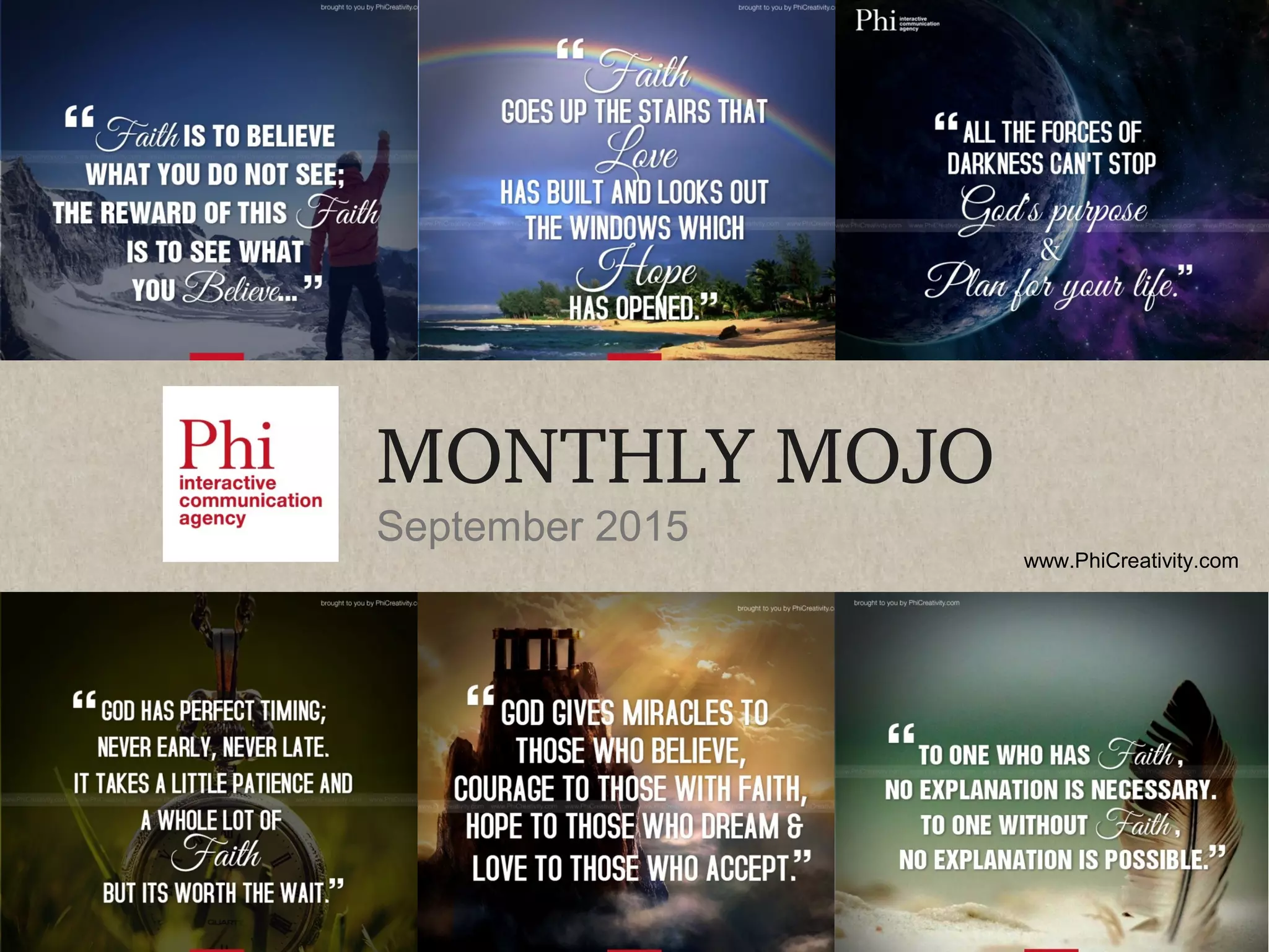 Motivational quotes to boost your mojo - brought to you by Phi Creative ...