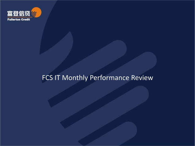 Monthly performance review | PPT