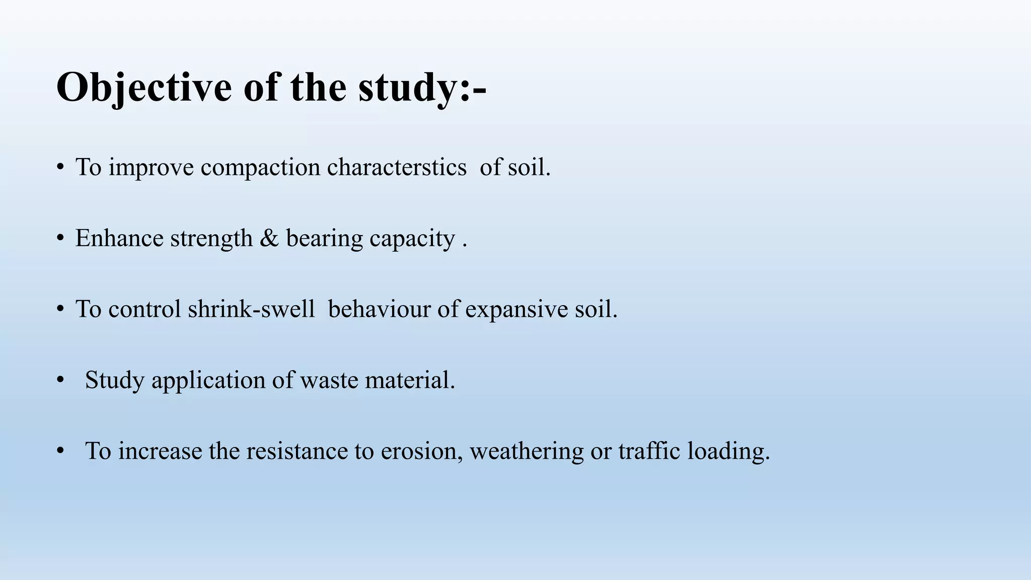 soil stabilization report presentation | PPT