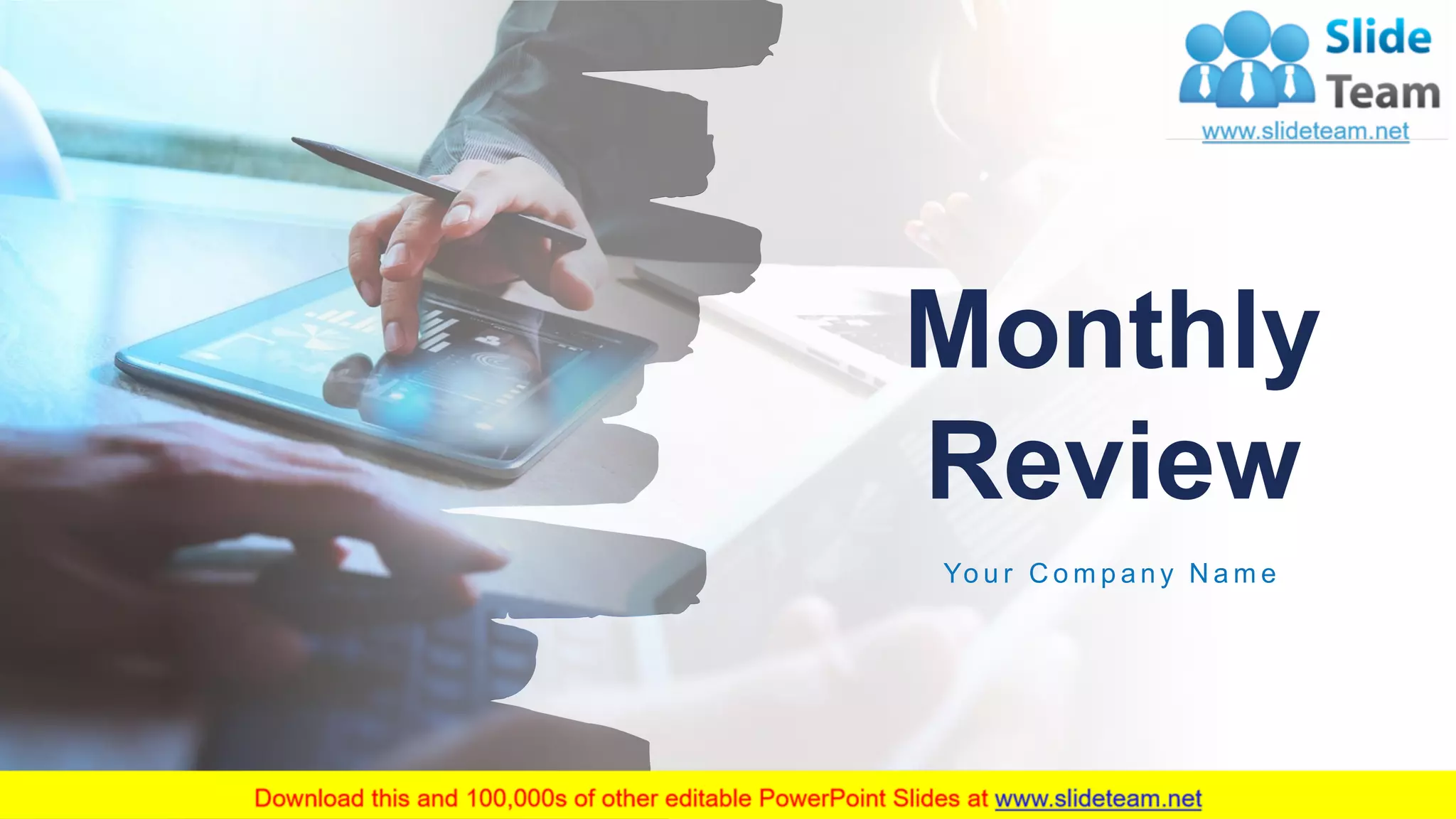 Monthly Review PowerPoint Presentation Slides | PDF