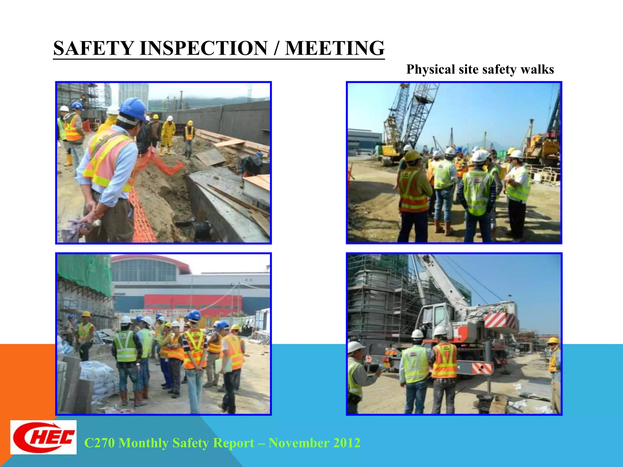 Monthly safety report 2012 11 | PPTX