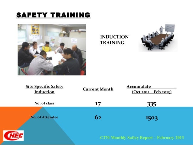Monthly safety report 2013 02
