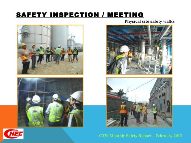 Monthly safety report 2013 02