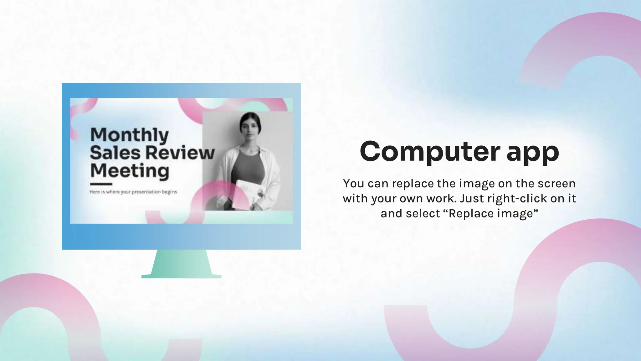 Monthly Sales Review Meeting by Slidesgo.pptx | Desktop Publishing | Computer Software and ...