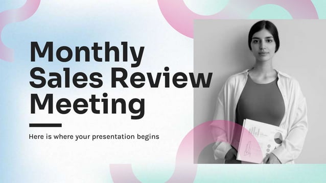 Monthly Sales Review Meeting by Slidesgo.pptx | Desktop Publishing ...