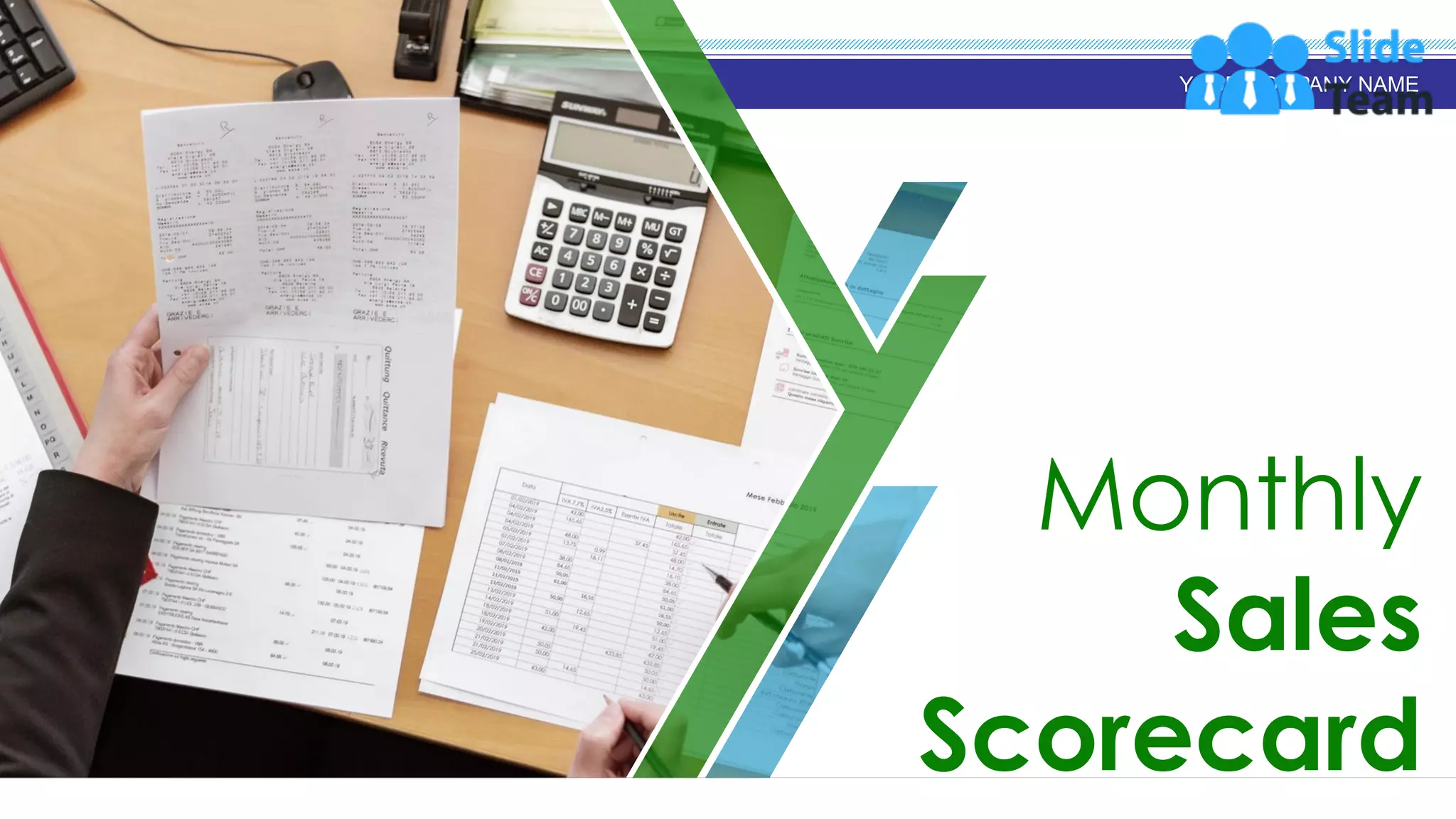 Monthly Sales Scorecard PowerPoint Presentation Slides | PDF