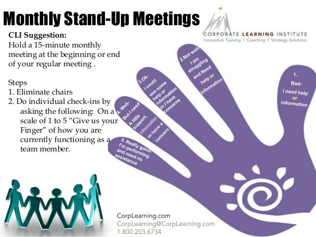 Monthly Stand up Meeting