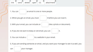 Business English for Beginner Writing Emails | PPTX