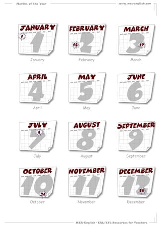 Months | PDF | Education