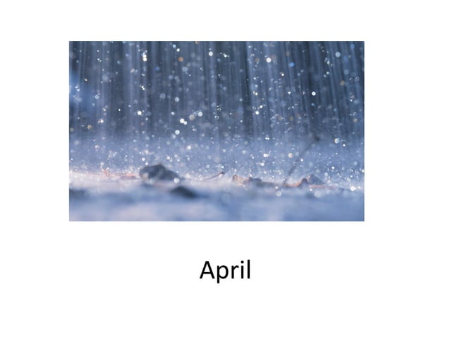 Months of the year (Pronunciation) - Pronuncia los meses del año | PPT