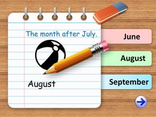 Months.pptx | National & Civic Holidays | Holidays